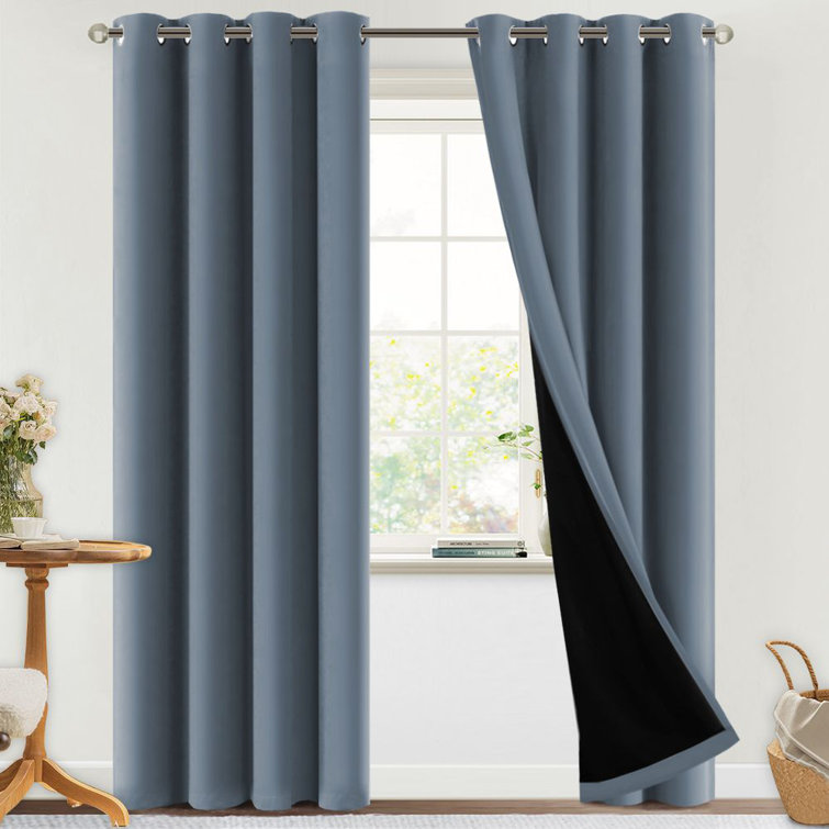Eider And Ivory™ Eliott Polyester Blackout Curtain Pair Wayfair